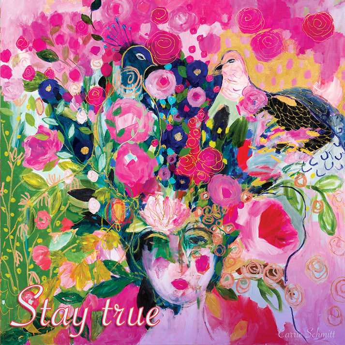 STAY TRUE Sticker – Carrie Schmitt